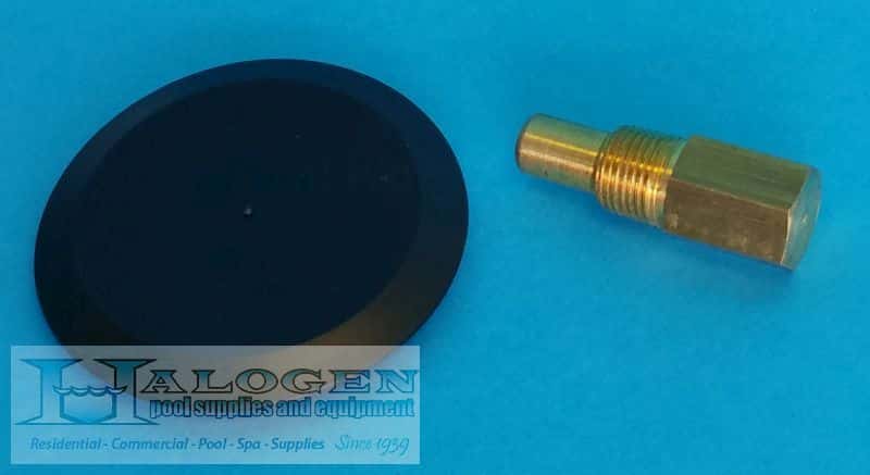Rear Drain Plug for Cast Iron ASME Model - Halogen Supply Company