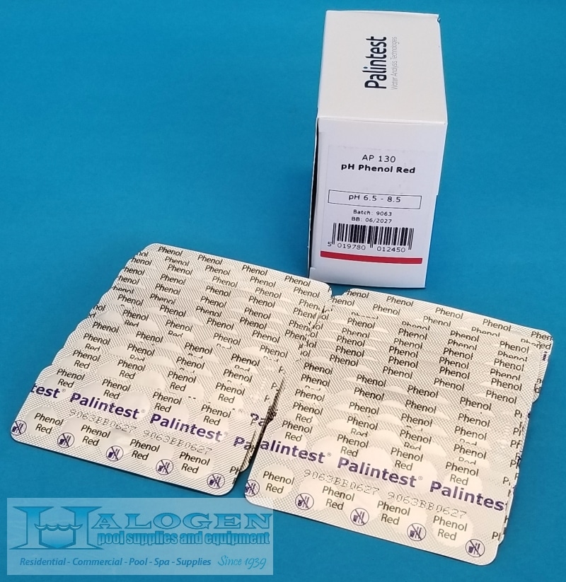 250 Test Pack Ph (Phenol Red) | Halogen Supply Company