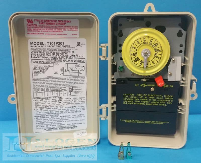 Intermatic SPST 120 Volt Mechanical Time Switch with Fireman’s Switch ...